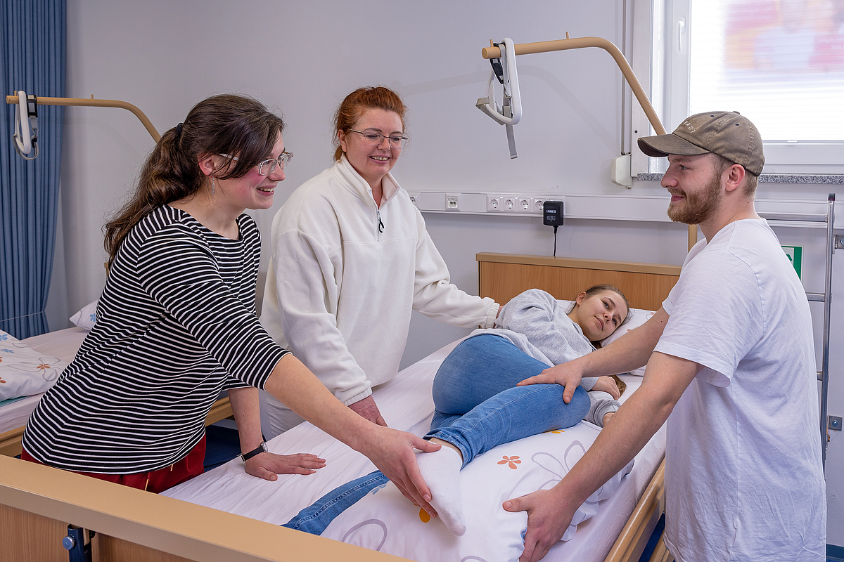 Einblicke in die Pflegeausbildung